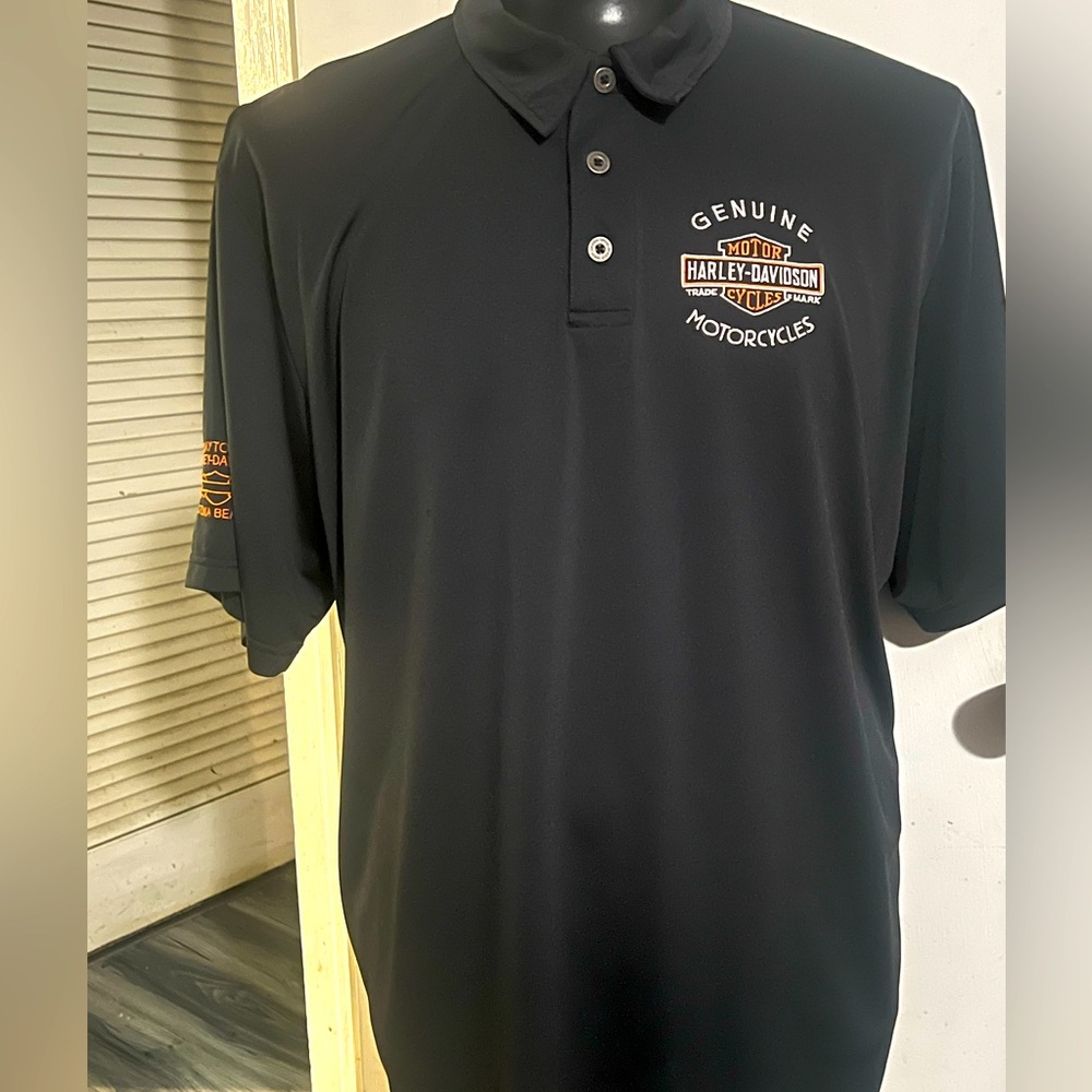 Men’s Harley Davidson Polo Shirt From Daytona Beach, … - Gem